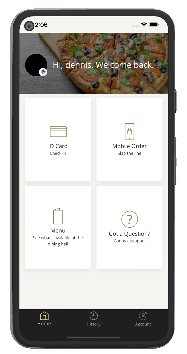 Tap & Eat Mobile App, Powered by Nōwn